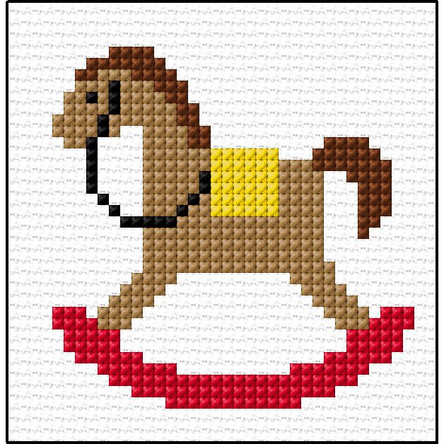 Cross stitch Apple Starter Kit | DoodleCraft Design | DoodleCraft Design