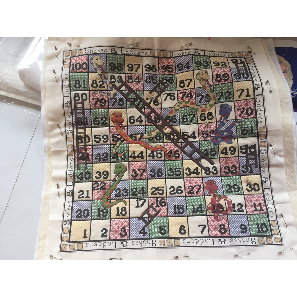 Quilt Panel - Snakes & Ladders | DoodleCraft Design | DoodleCraft Design